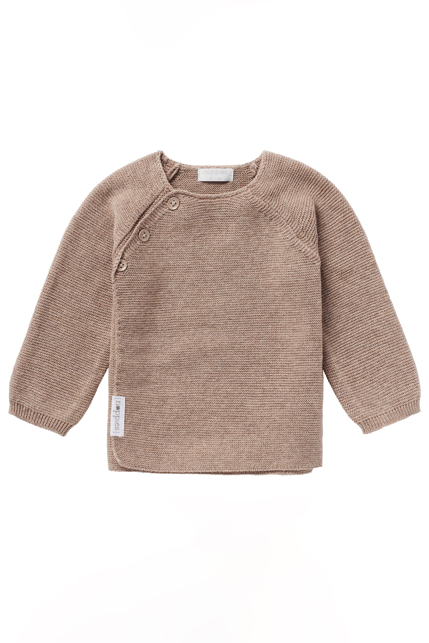 Organic Baby Wickel-Pullover taupe – Mamarella GmbH