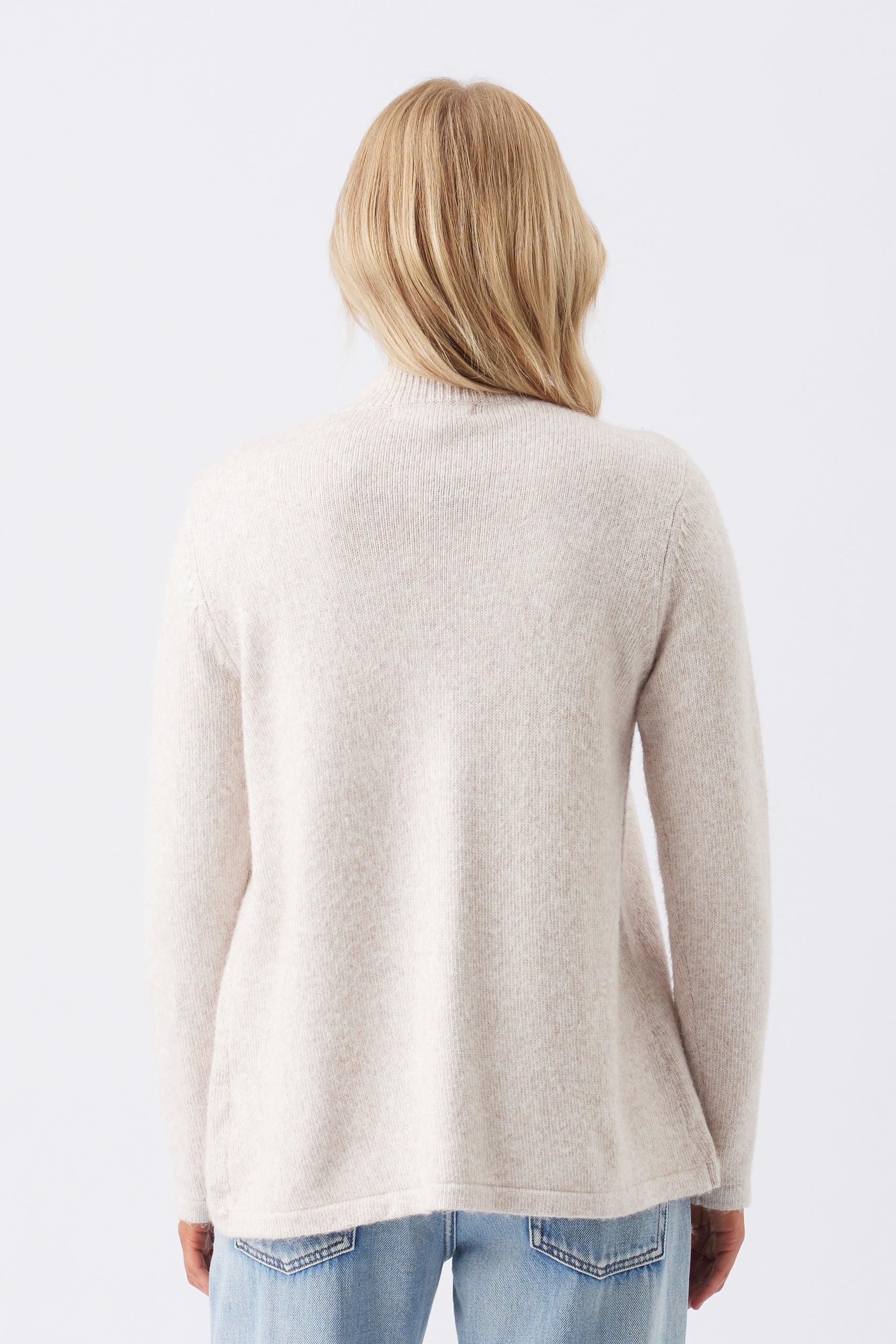 Layered maternity and nursing sweater, sand – Mamarella GmbH