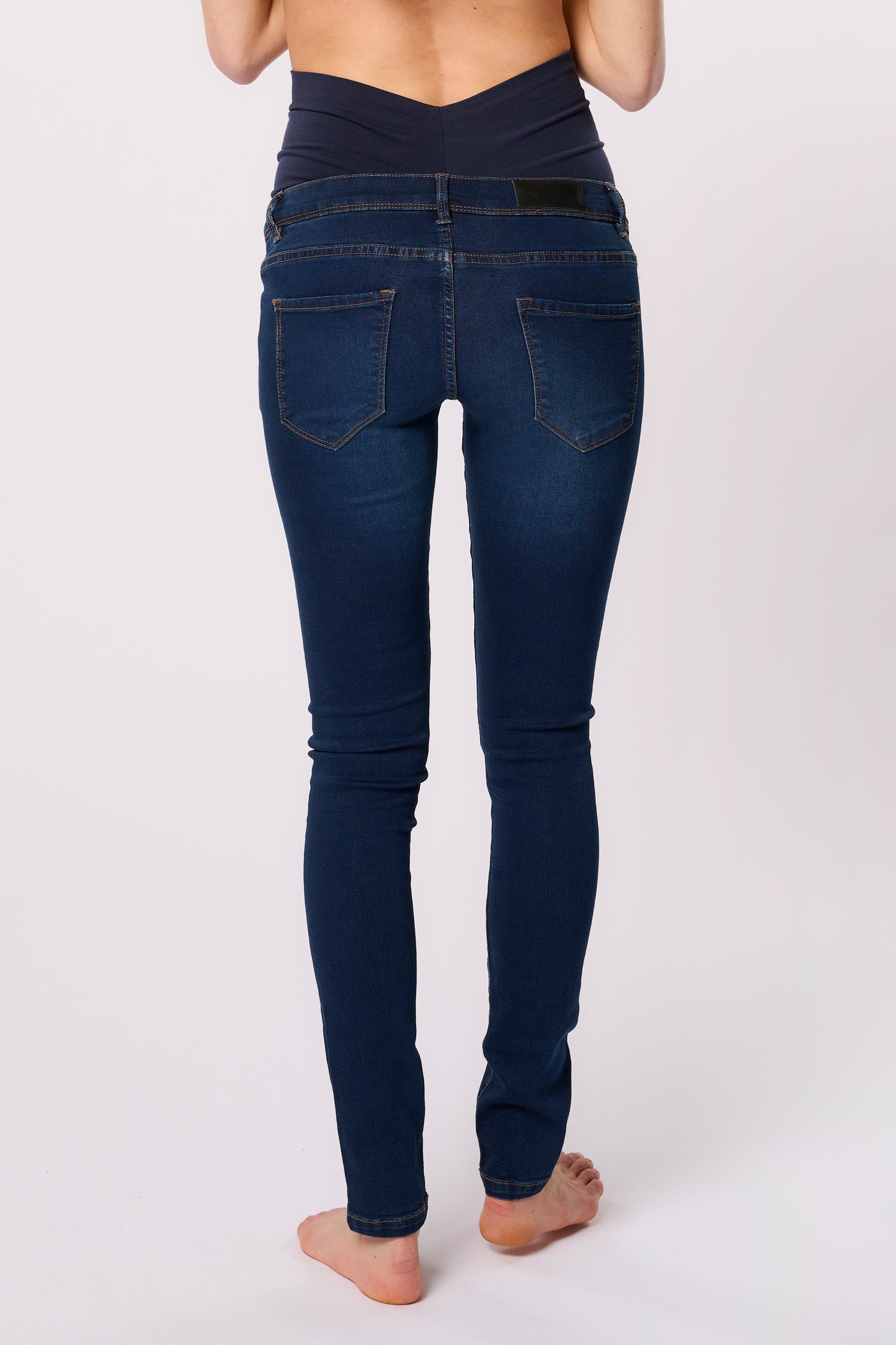 Organic Umstandsjeans slimfit dark indigo – Mamarella GmbH