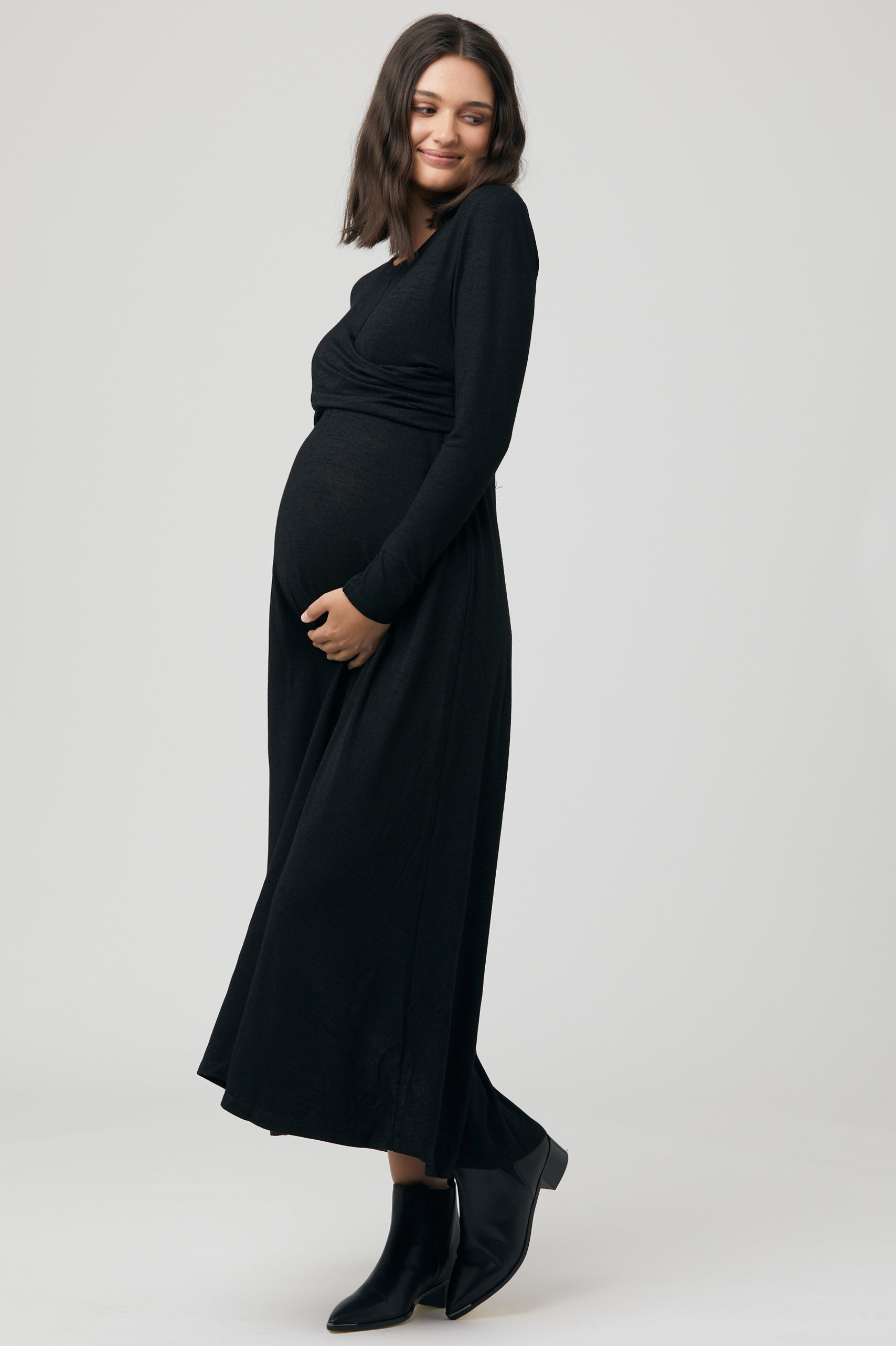 Maxi Cross Front Maternity and Nursing Dress – Mamarella GmbH