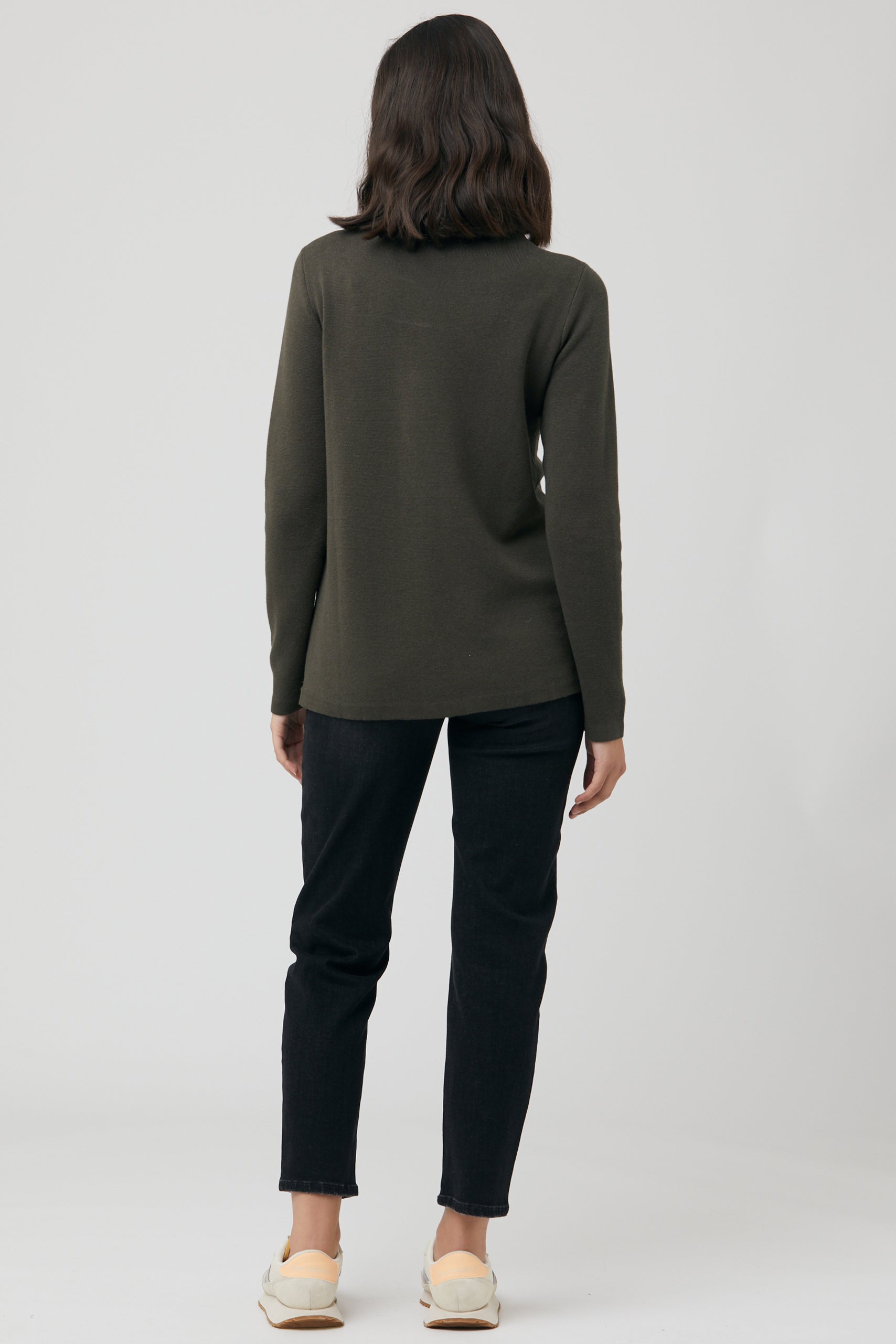 Cross-over maternity and nursing knit sweater – Mamarella GmbH