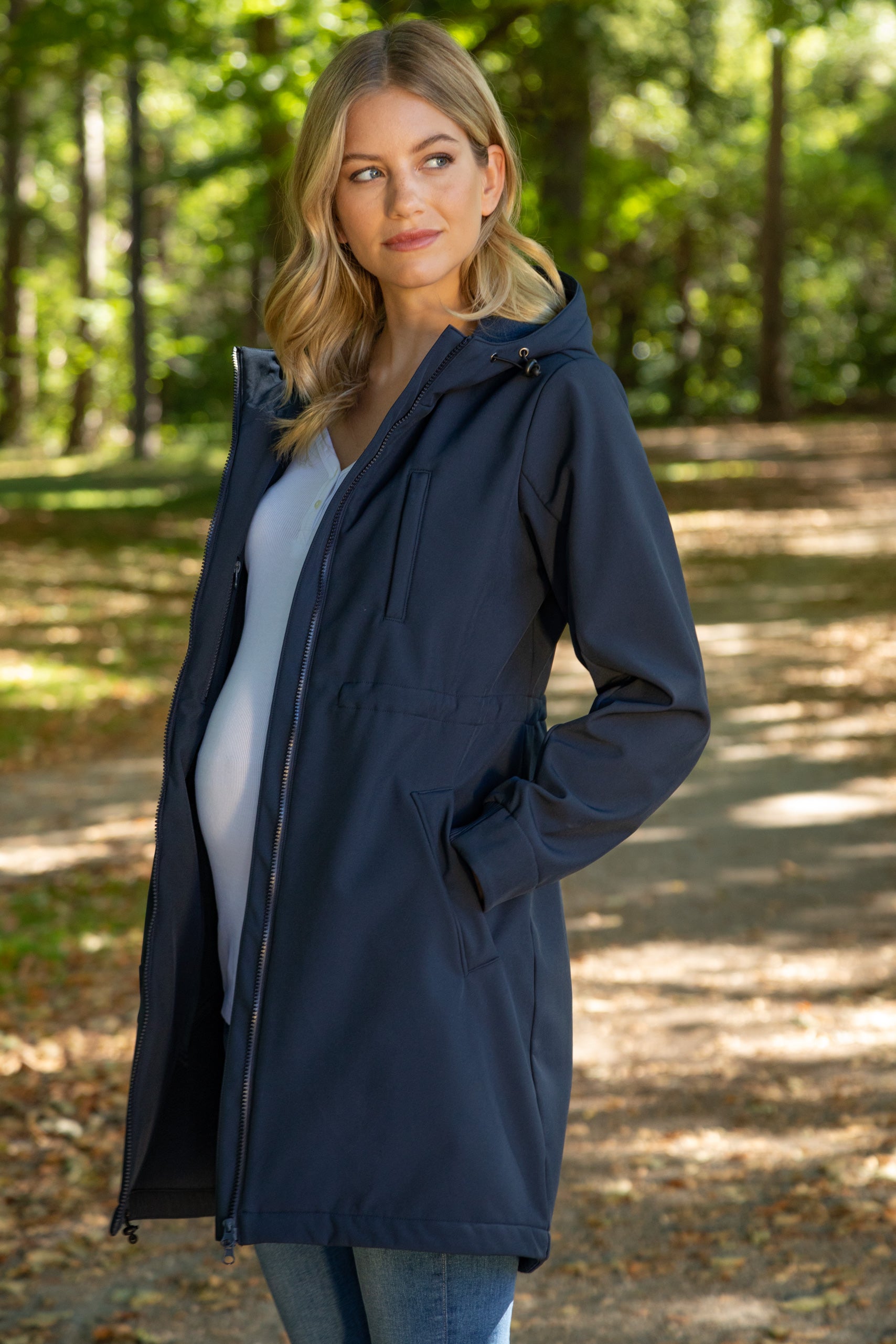 3-in-1 maternity and babywearing jacket, navy – Mamarella GmbH