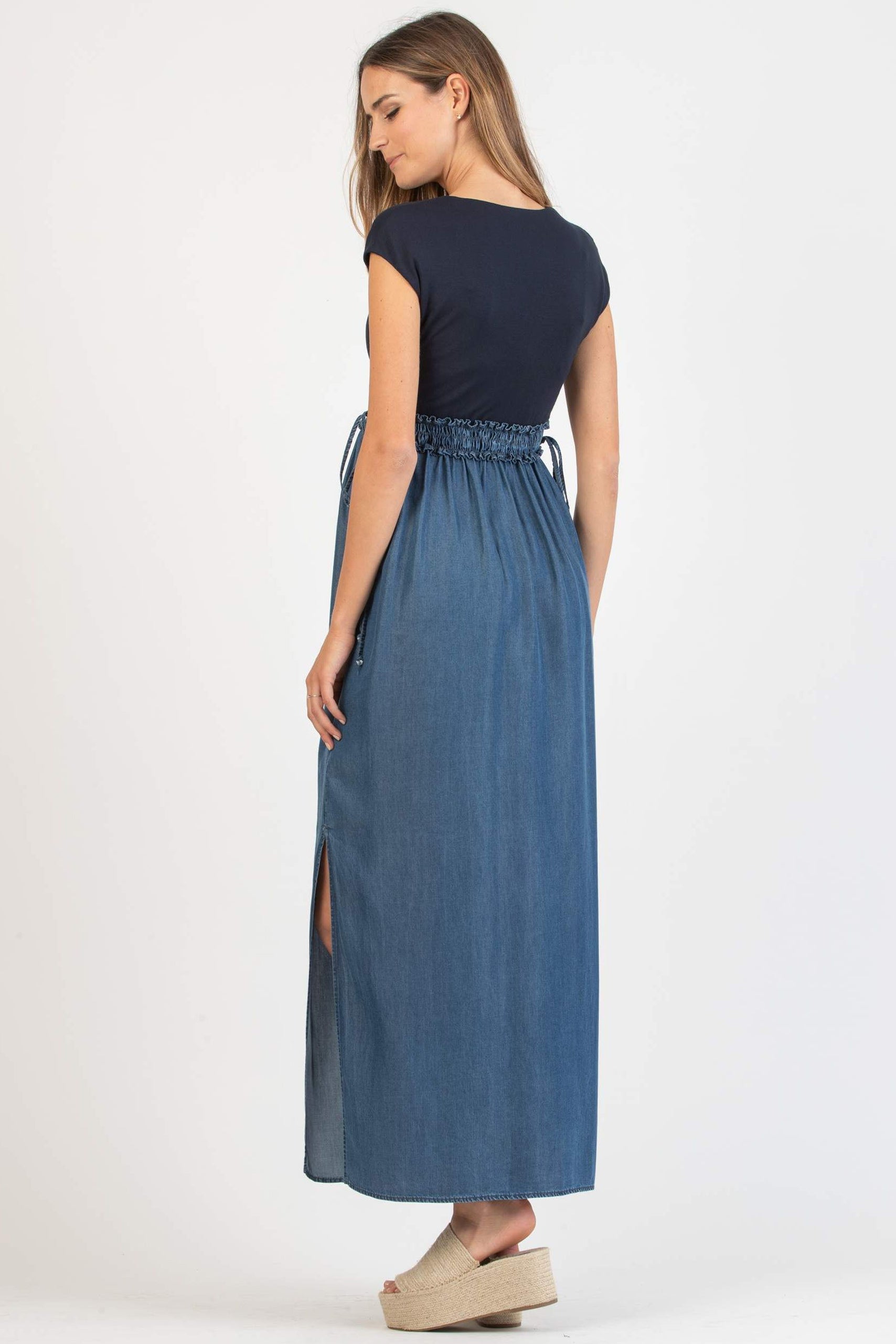 Tencel Maternity and Nursing Maxi Dress – Mamarella GmbH