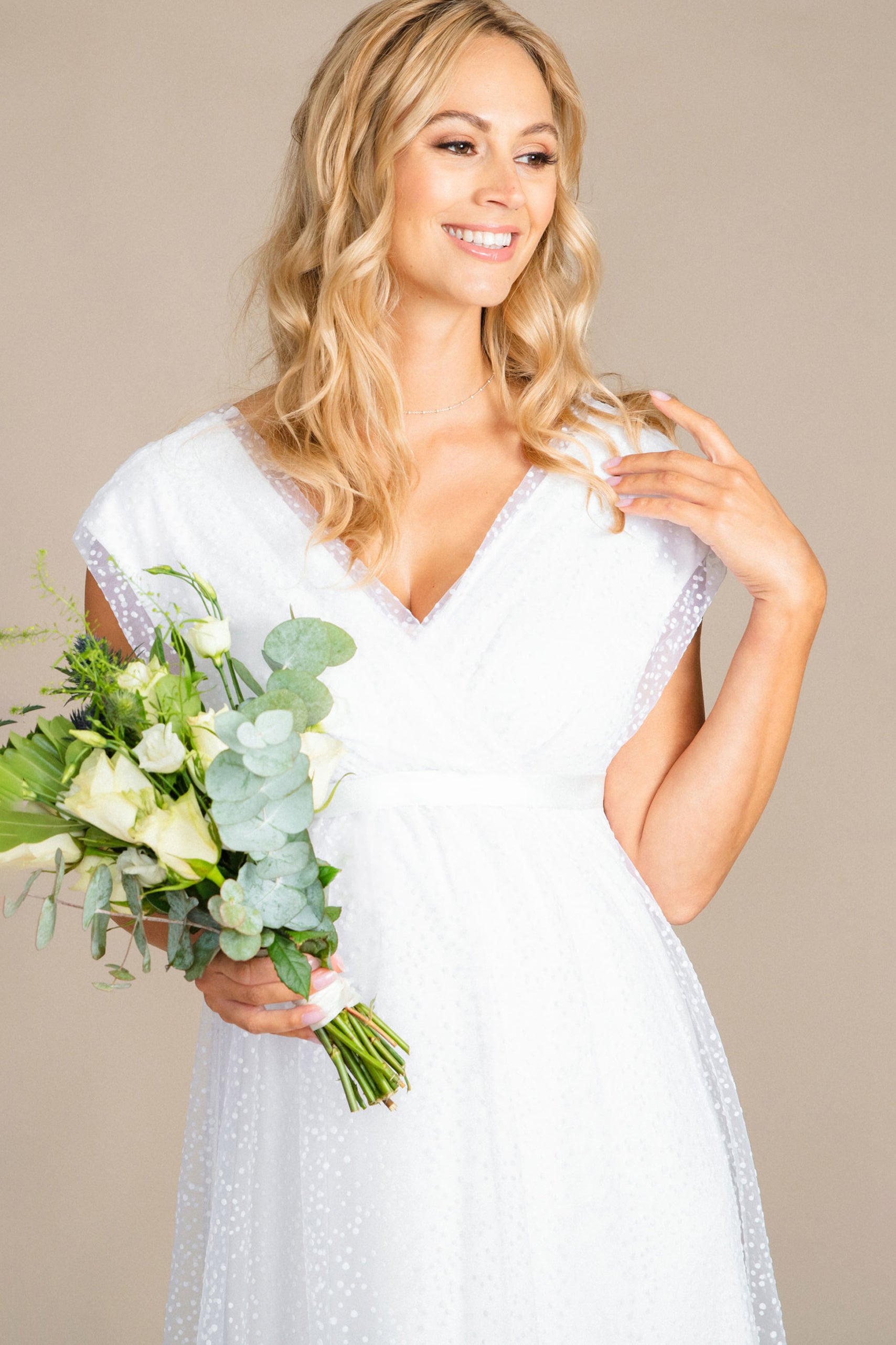 Umstandsbrautkleid mit Tüll – Mamarella GmbH