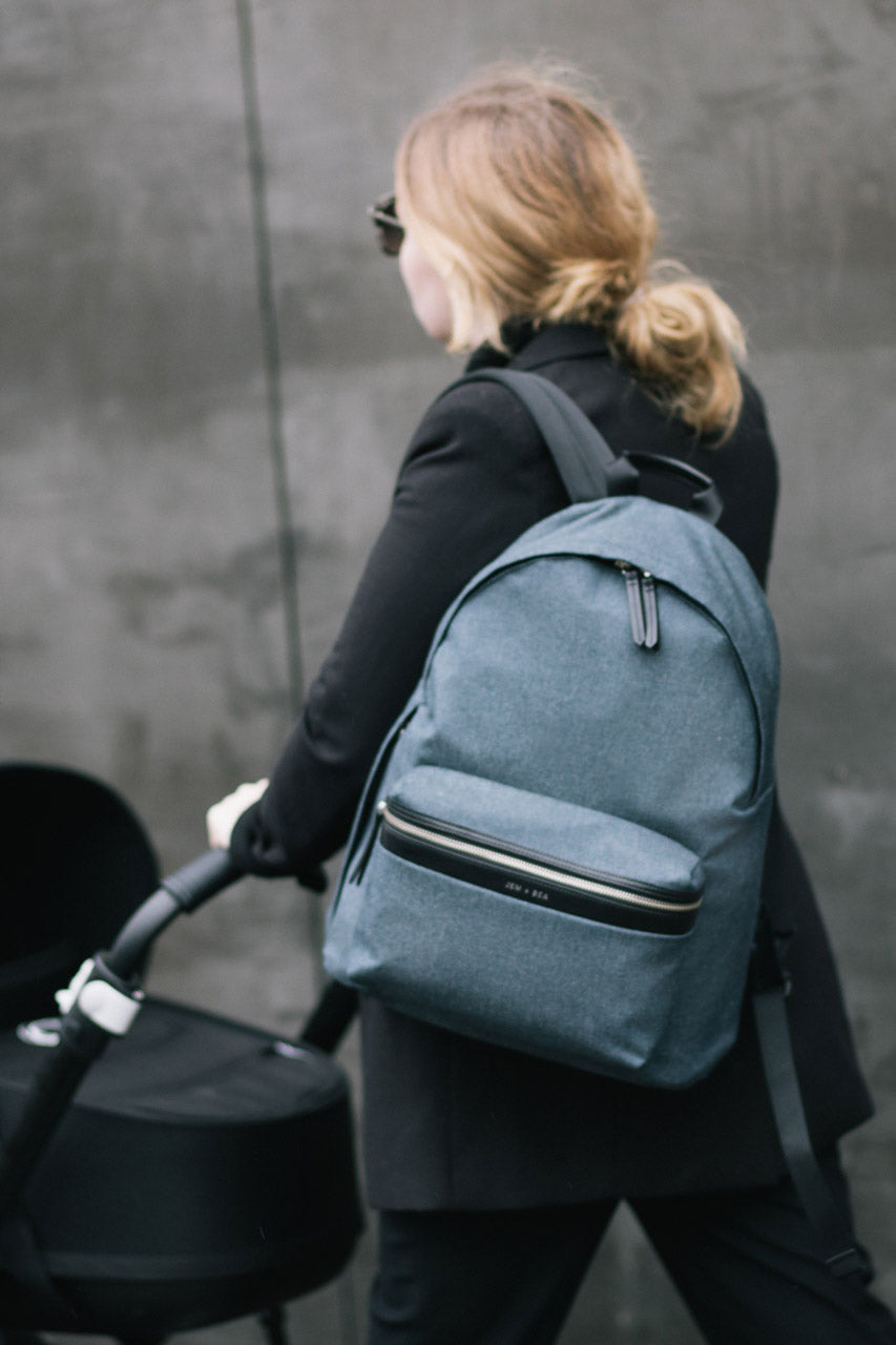 Wickelrucksack indigo denim – Mamarella GmbH